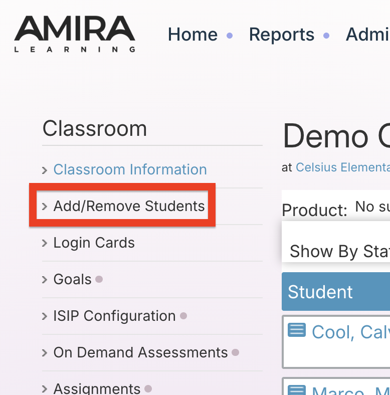 Create Classrooms and Add Students Manually