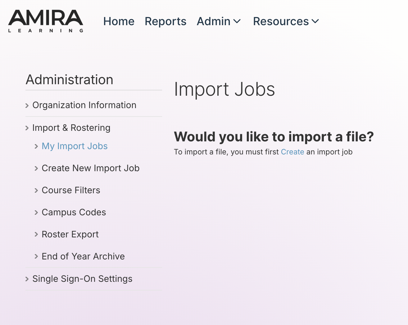 Admin Tools: Roster Management