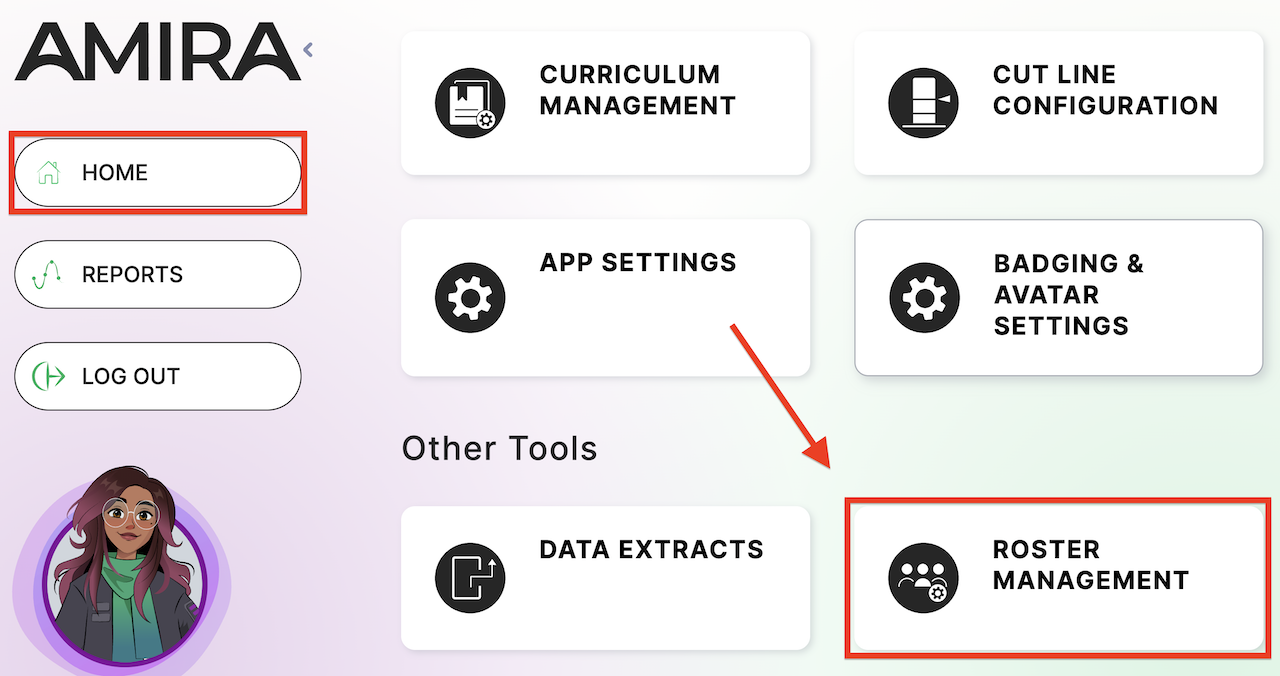 Admin Tools: Roster Management