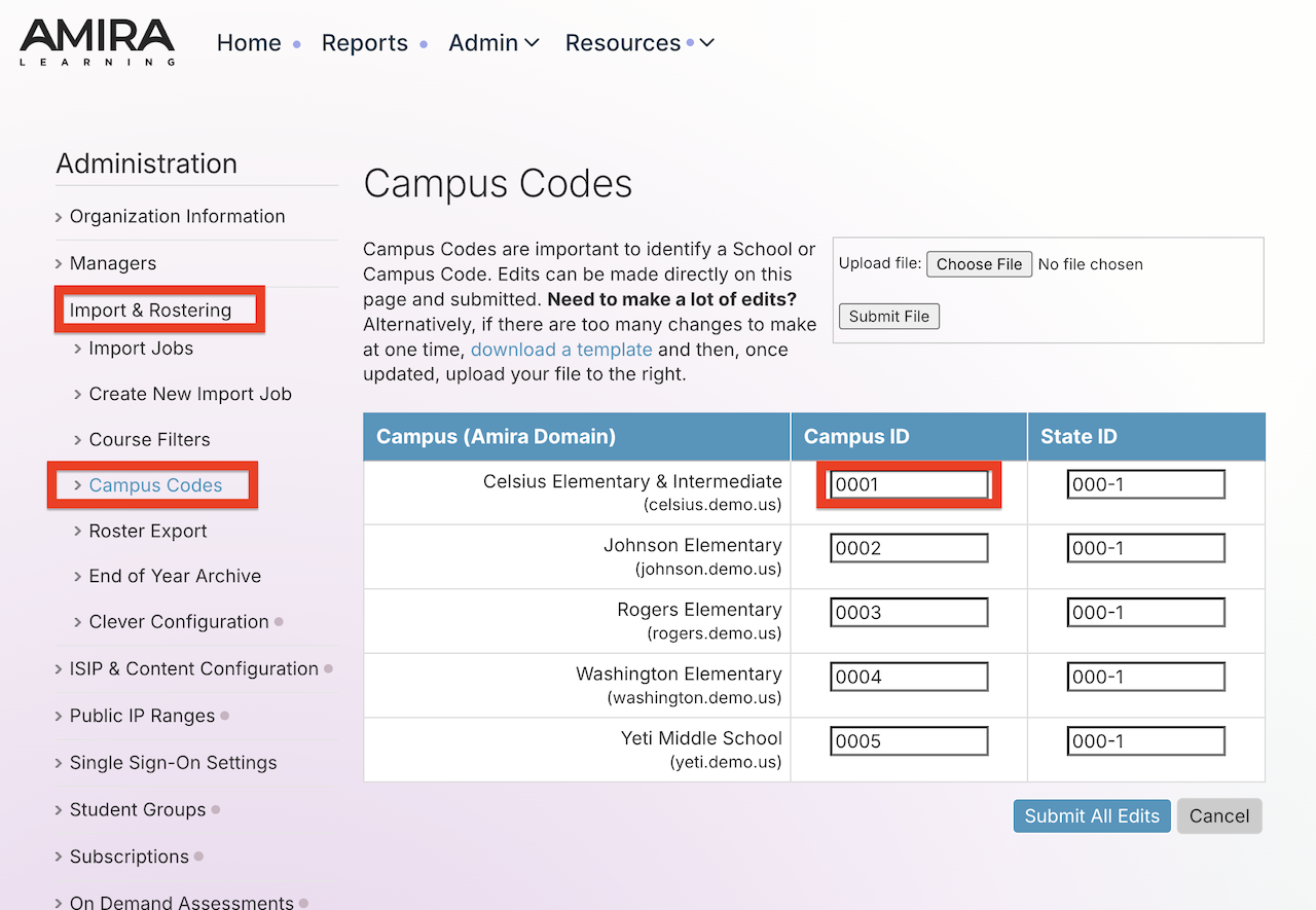 Importing Managers, Teachers, Student Rosters and Demographics