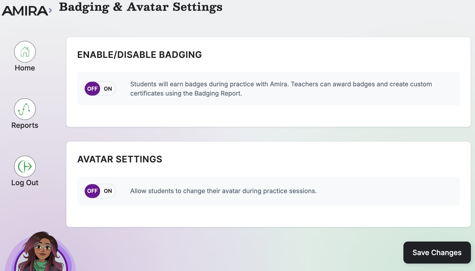 Admin Configuration: Badging & Avatar Settings